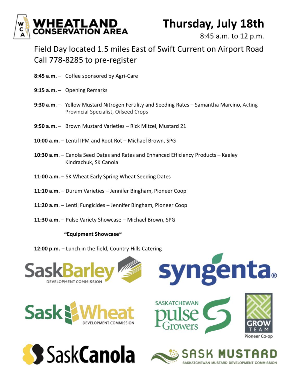 News & Events - Wheatland Conservation | Swift Current, SK